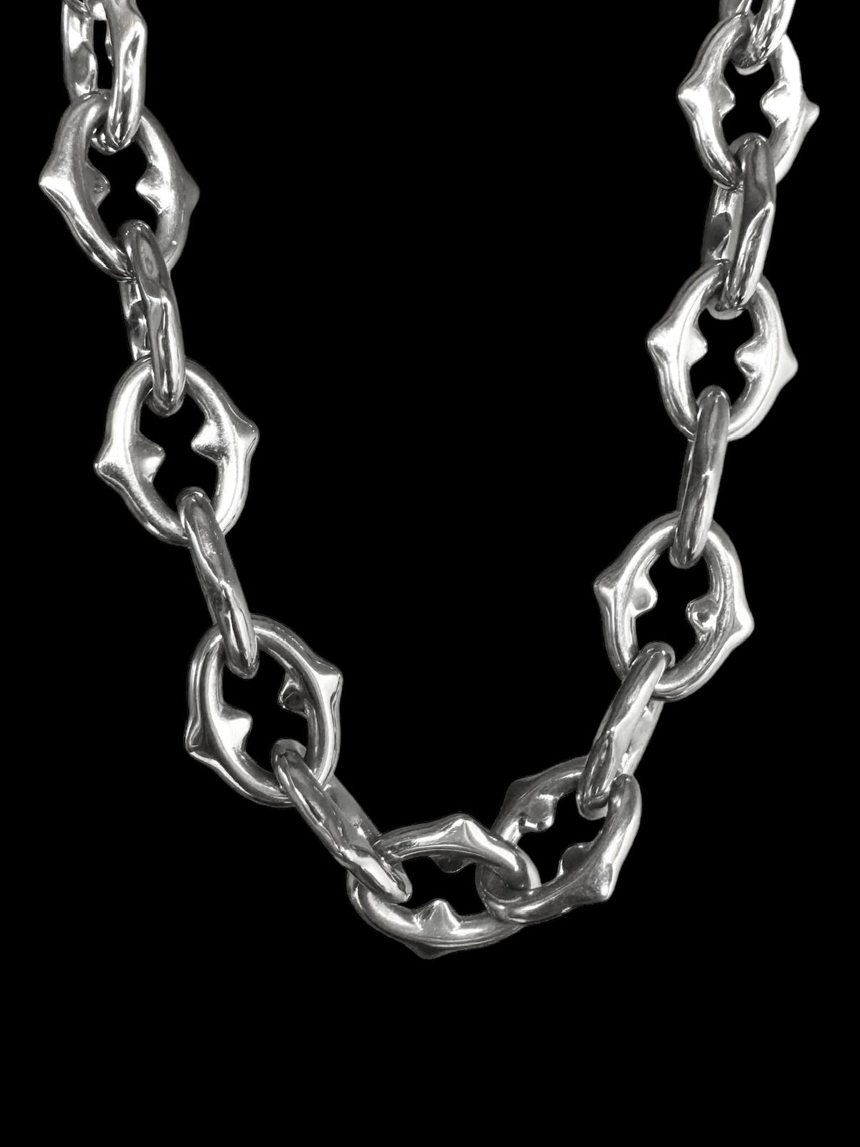 SPIKE CHAIN LINK NECKLACE – Cyberspace Shop