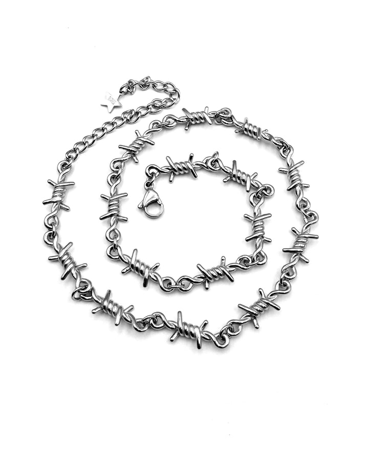 MINI BARBED WIRE NECKLACE – Cyberspace Shop