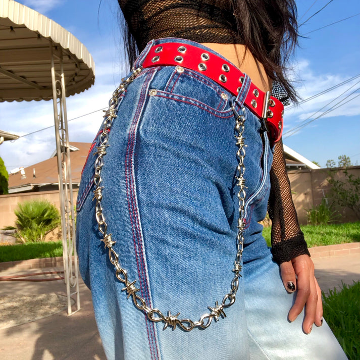Barbed Wire Wallet Chain – Cyberspace Shop