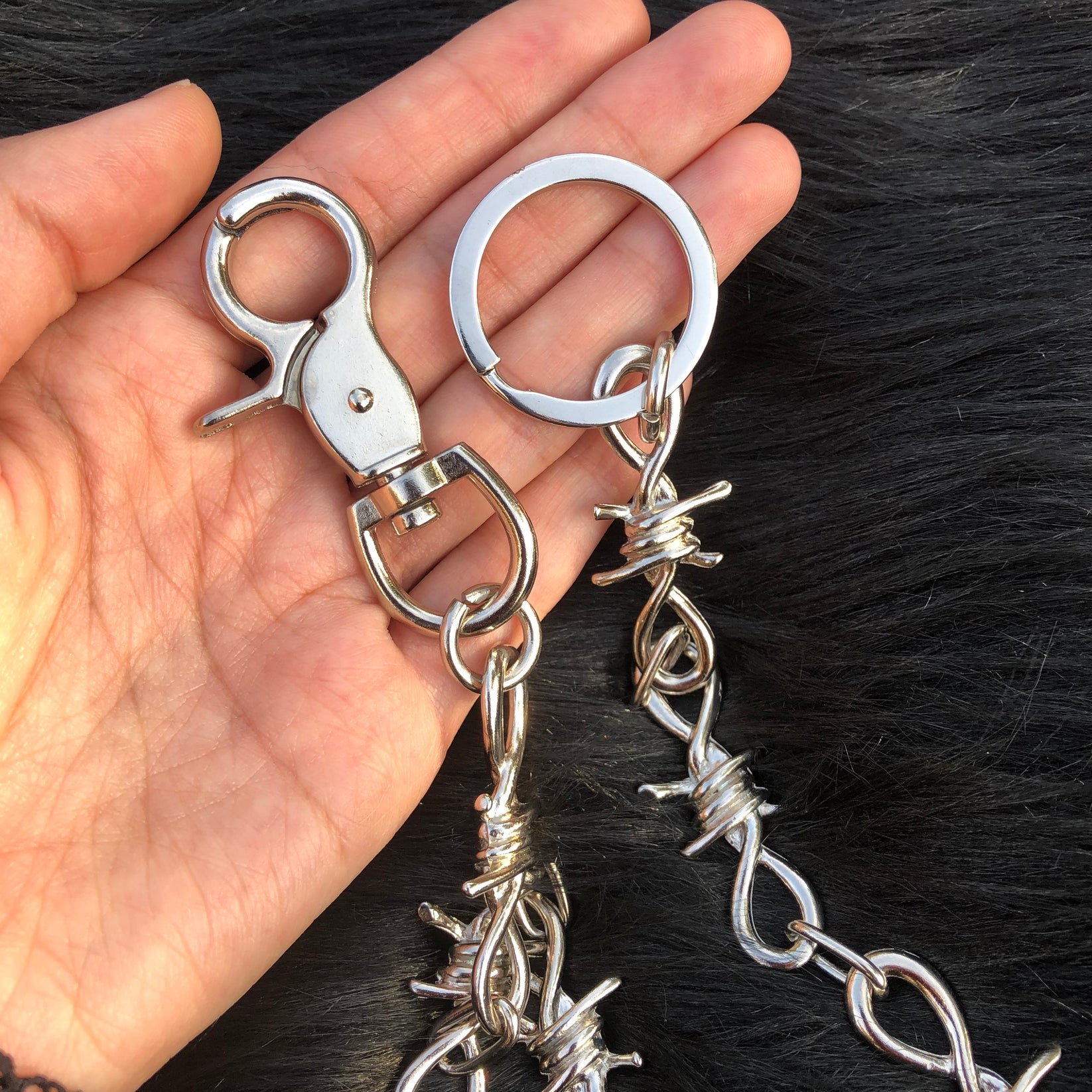 Barbed Wire Wallet Chain – Cyberspace Shop
