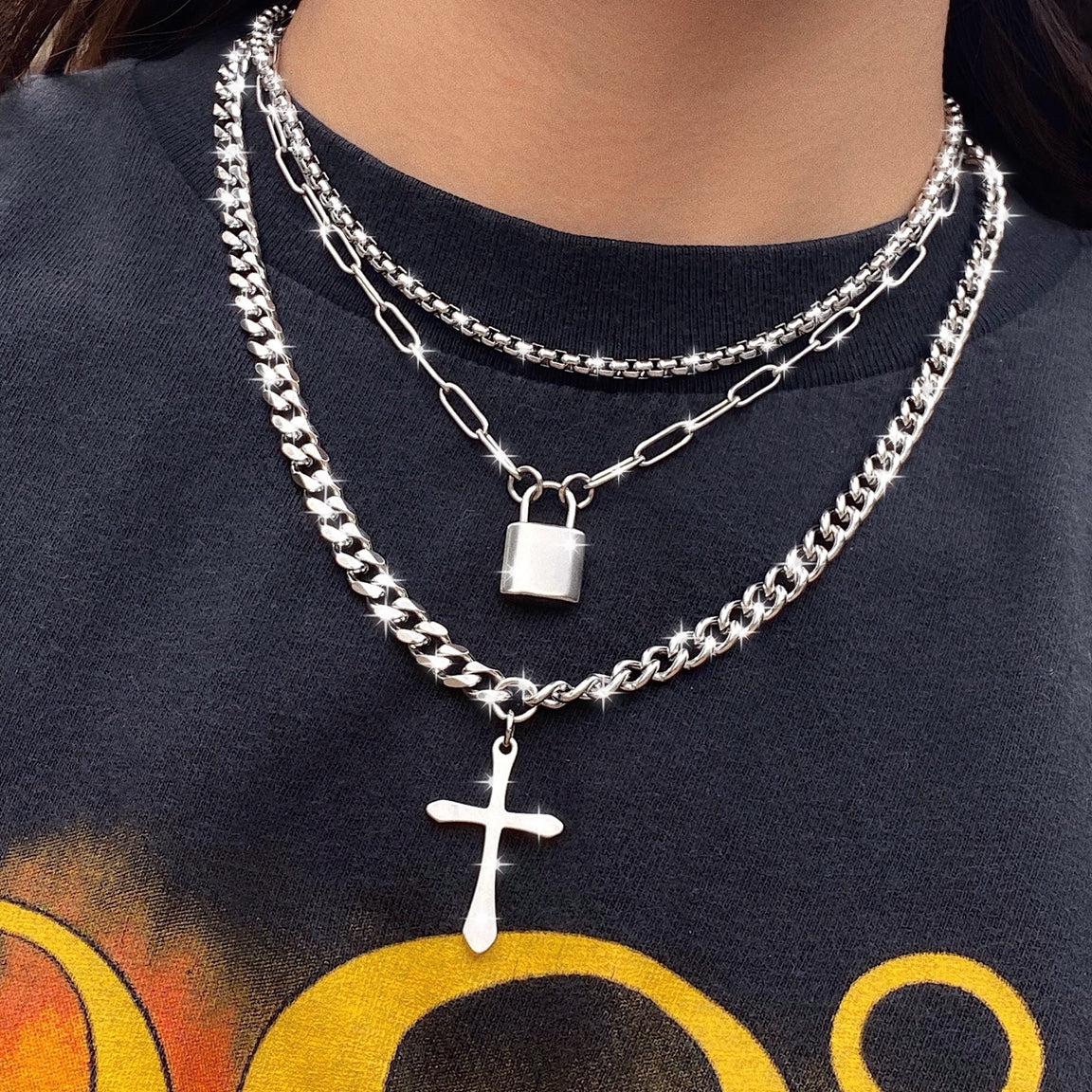 PAPER CLIP LOCK NECKLACE 🔒 – Cyberspace Shop